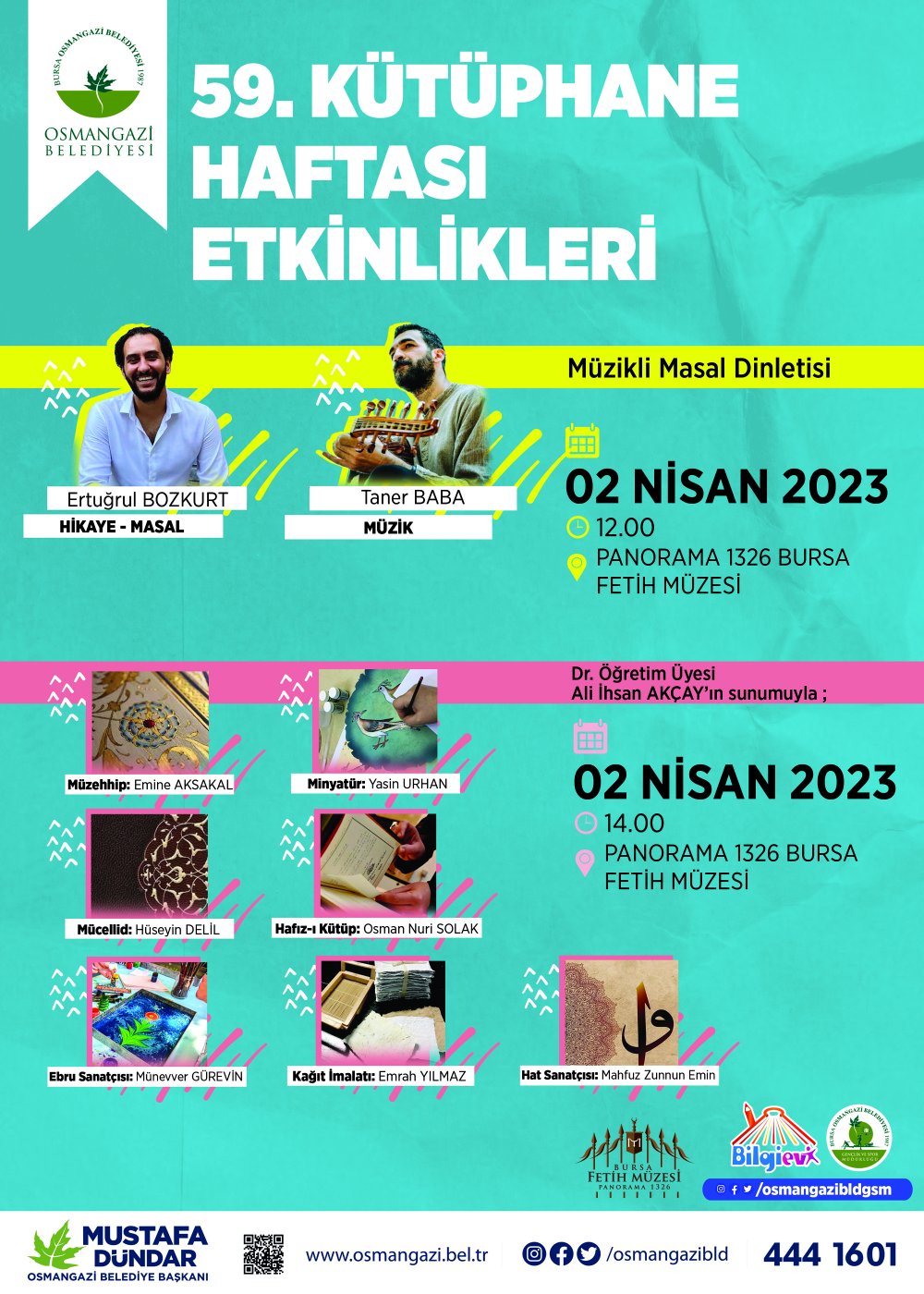 Osmangazi’de Kütüphane Haftası Etkinlikleri